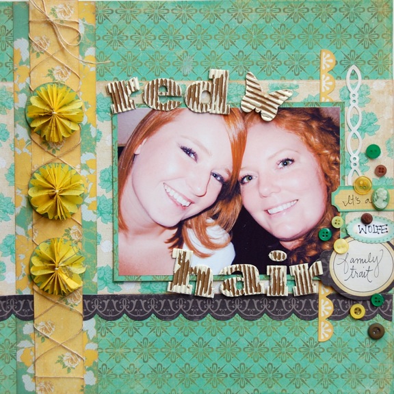 Red Hair + Love {Scarlet Lime "Fresh Picked" Kit} | Pretty Paper Book